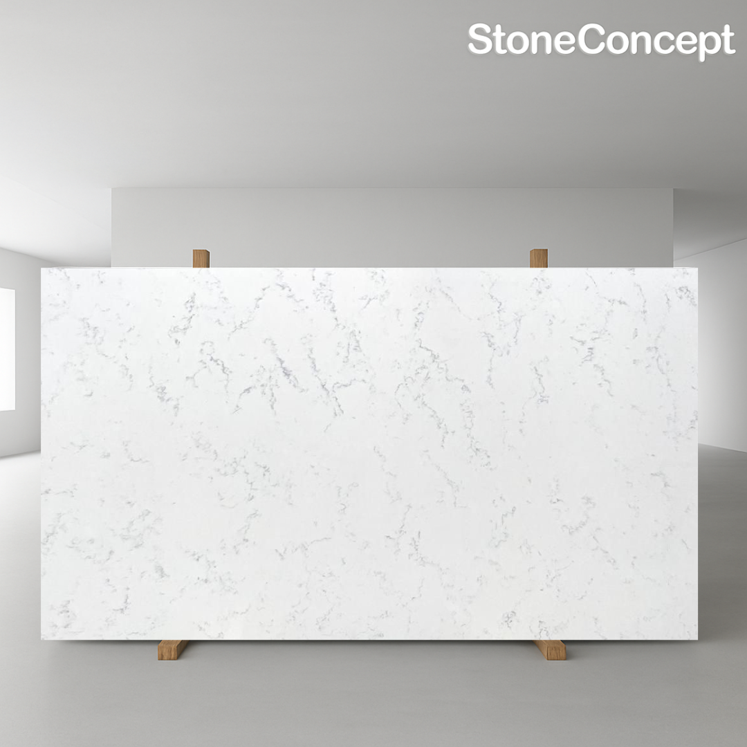 Carrara TROYQUARTZ 3.20x1.60 – Stoneconcept