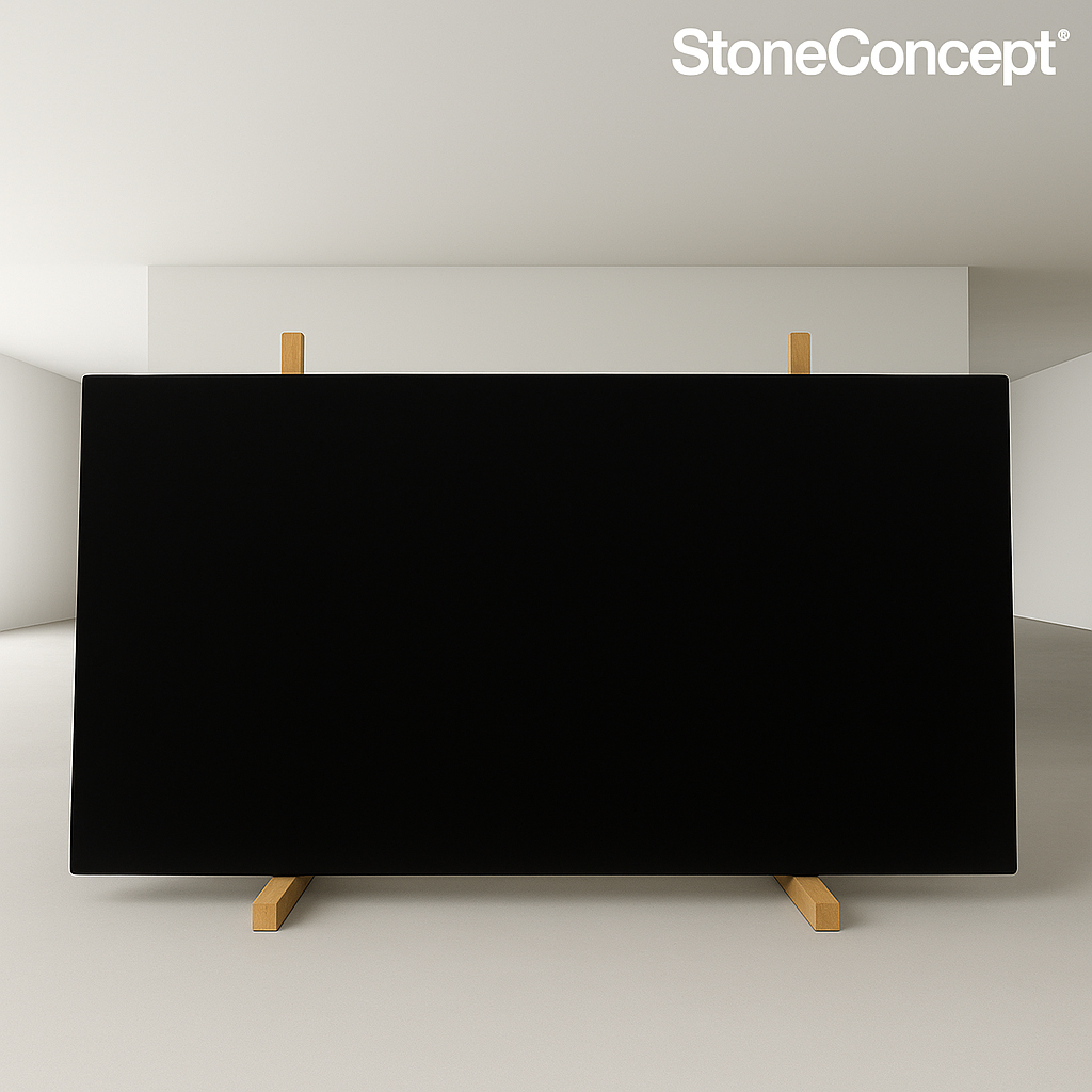 Pure Black TROYQUARTZ 3.20x1.60 – Stoneconcept